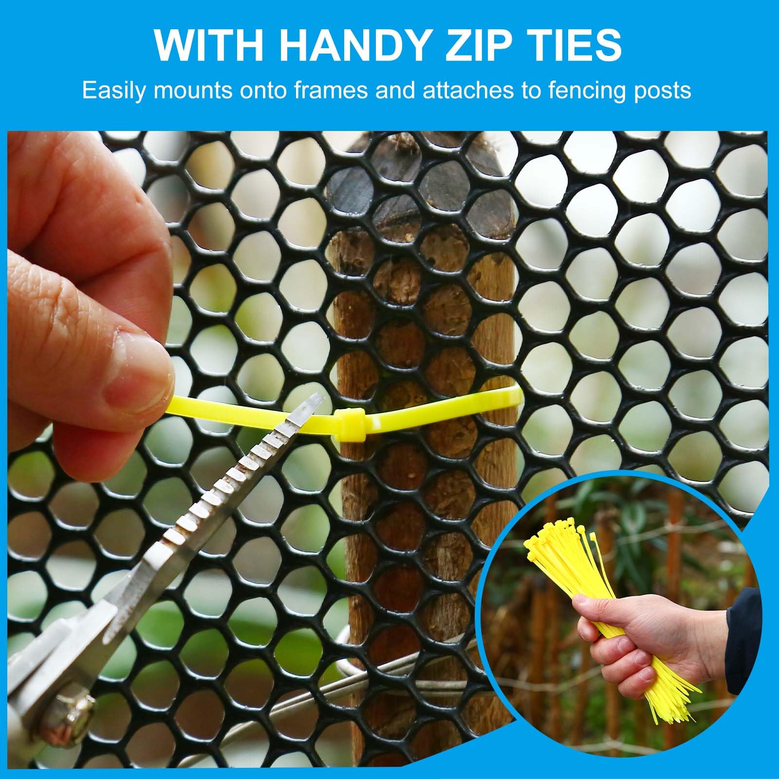 Heavy Duty Polypropylene Mesh Fence Sterling Fence (Heavy Duty Plastic