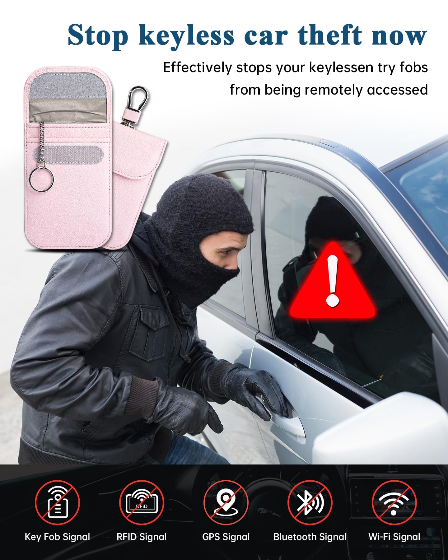 Snapklik.com : 2 Pack Of Faraday Bags For Key Fob, Enhanced Car RFID ...