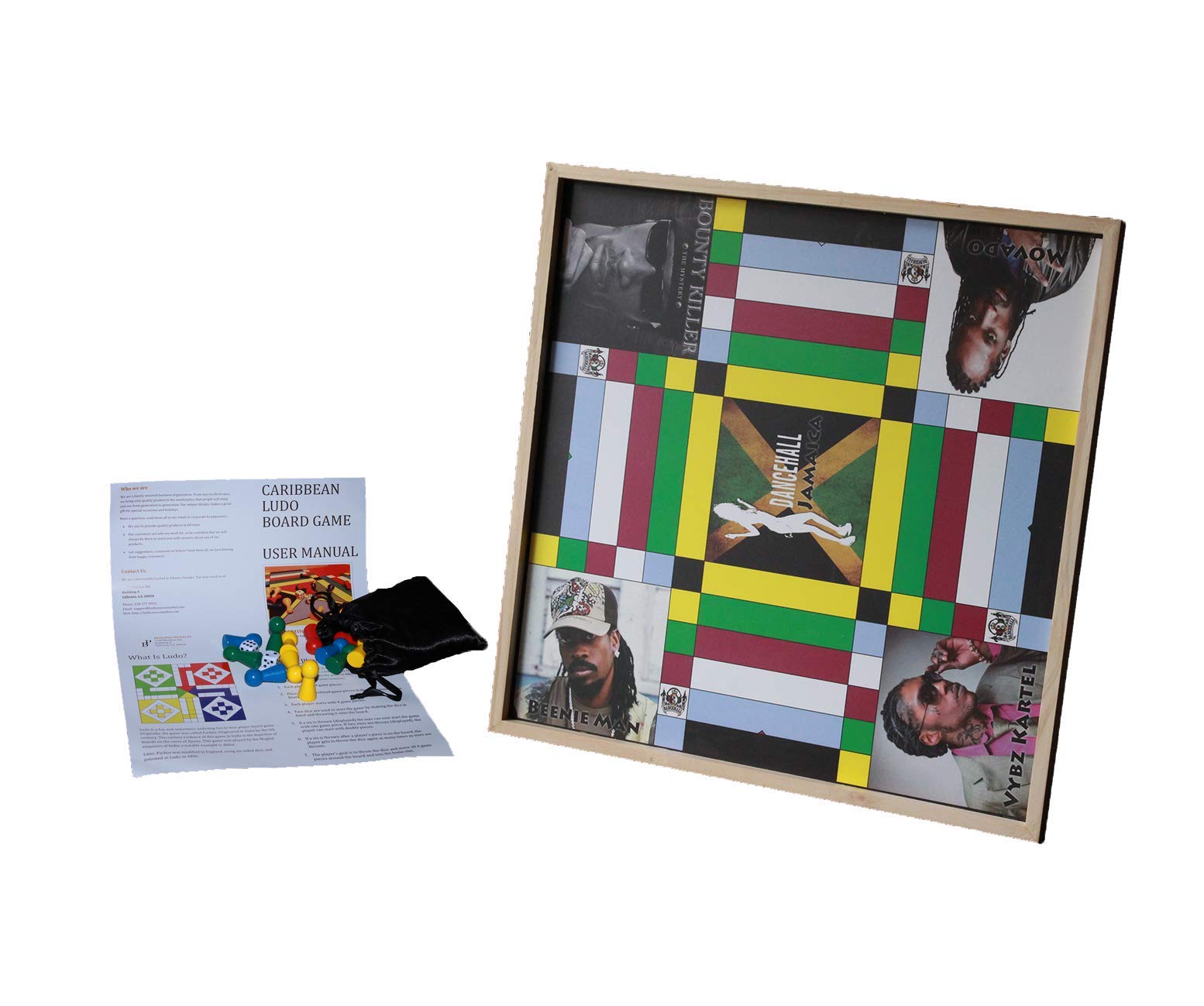 Buy Jamaican Ludo Dancehall Edition (Ludi/Ludy/Loodi) | 24x24 Inch ...