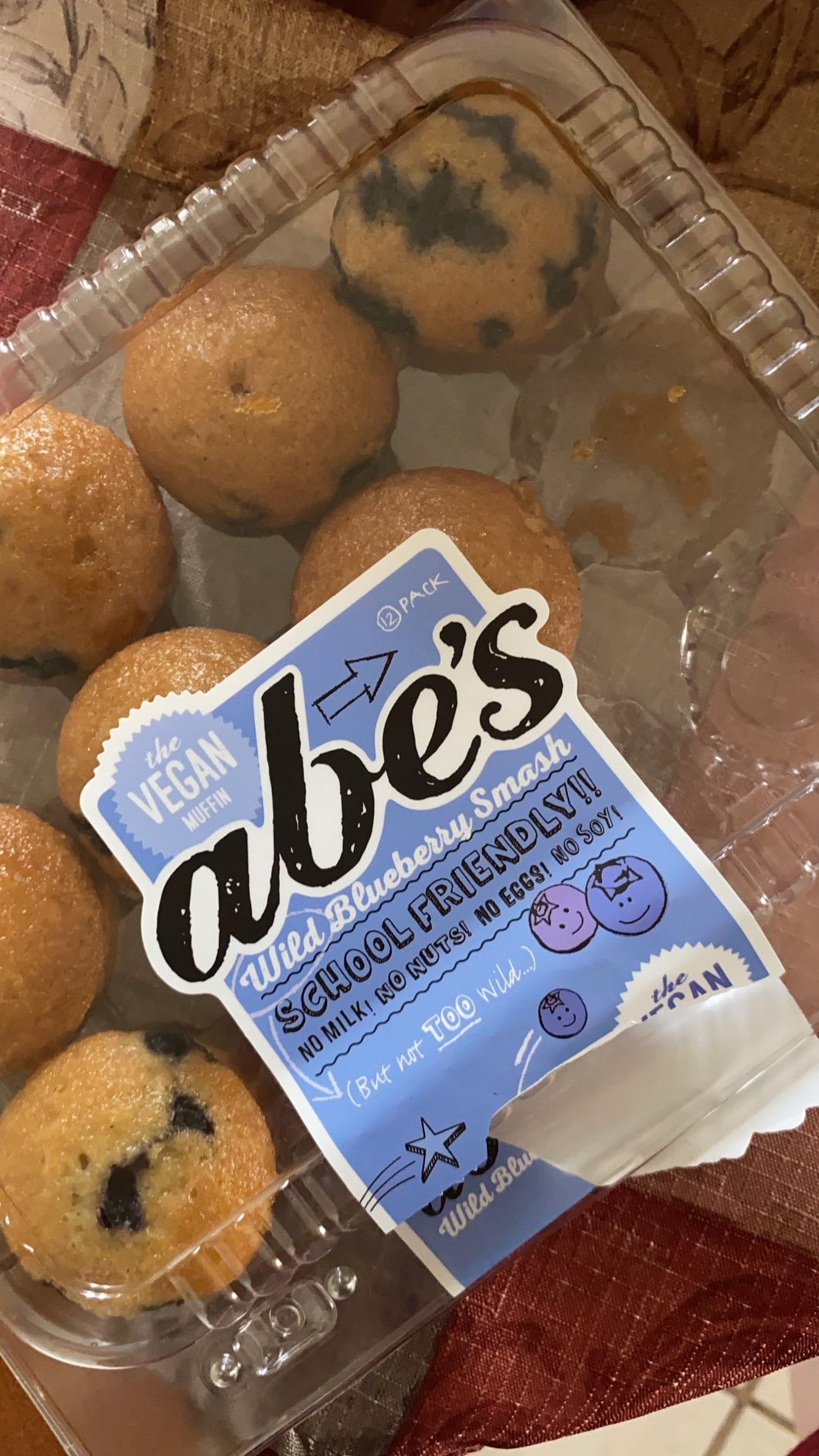 Amazon.com: Abe's, Mini Vegan Blueberry Muffins, 12 Count : Grocery ...