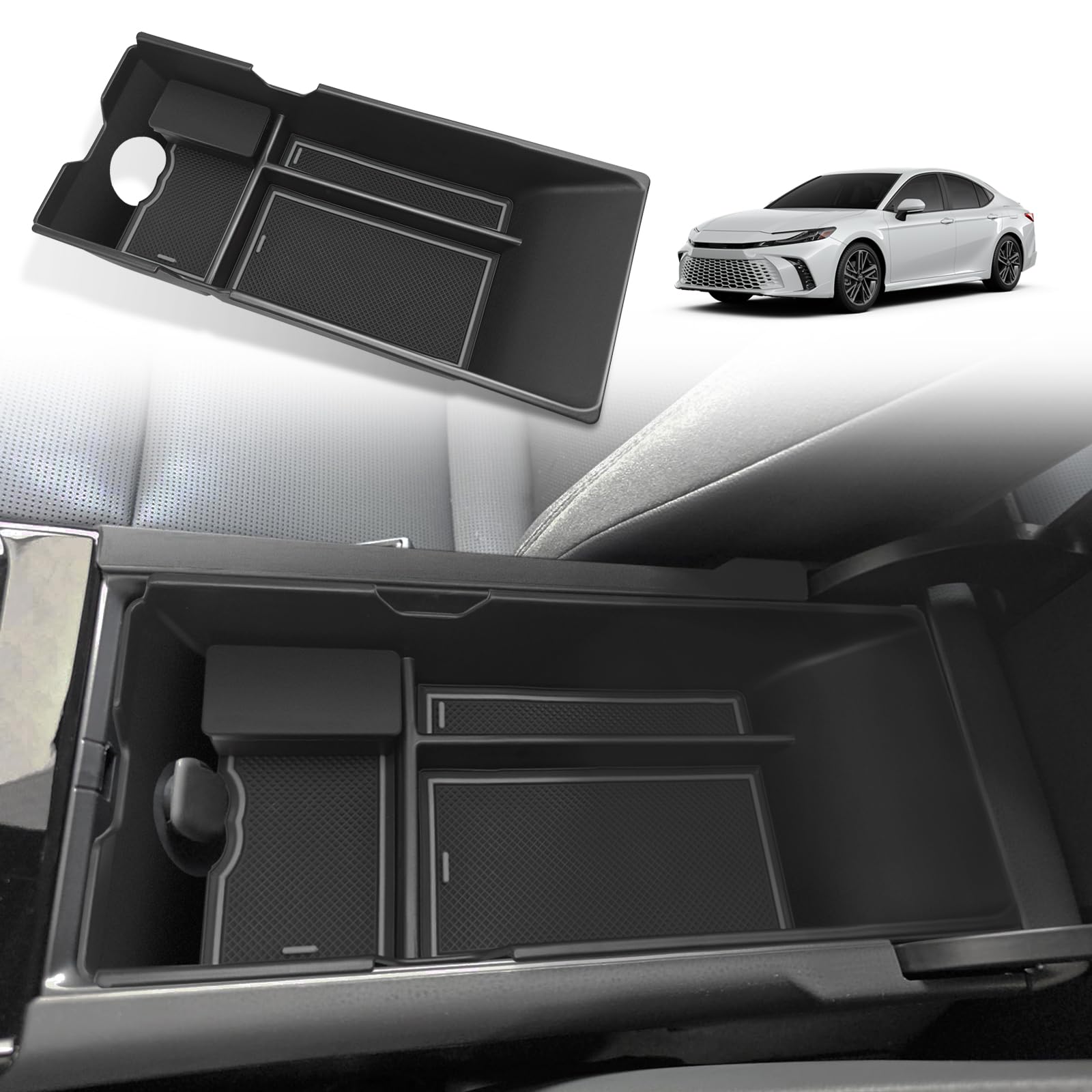 Amazon.com: Muslogy Center Console Organizer Compatible with 2025 ...