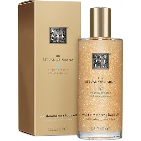 Amazon.com : Rituals The Ritual of Karma Shimmering Body Oil Unisex 3.3 ...
