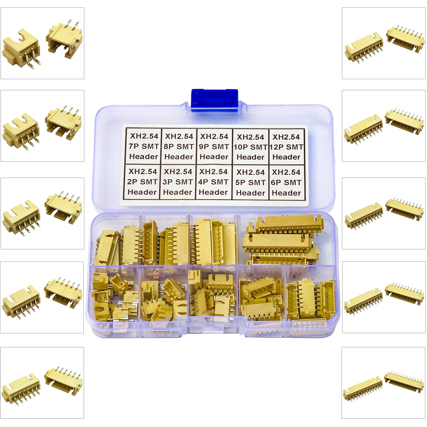 Amazon.com: Kidisoii JST Connector Kit, XH2.5 SMT Header Jst 2.54mm ...
