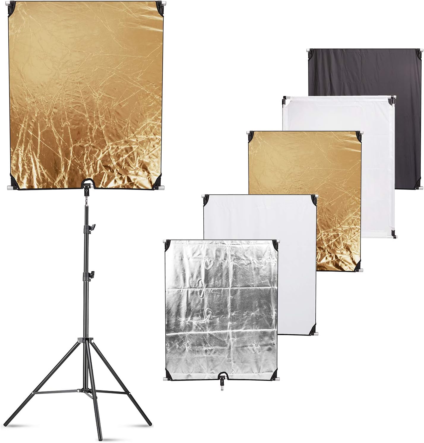 Studio Flag Panel Light Reflector Kit 80x100cm Photography Photo ...
