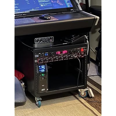 Samson SRK Universal Equipment Rack Stands 8 Space, 3-Inch Locking ...