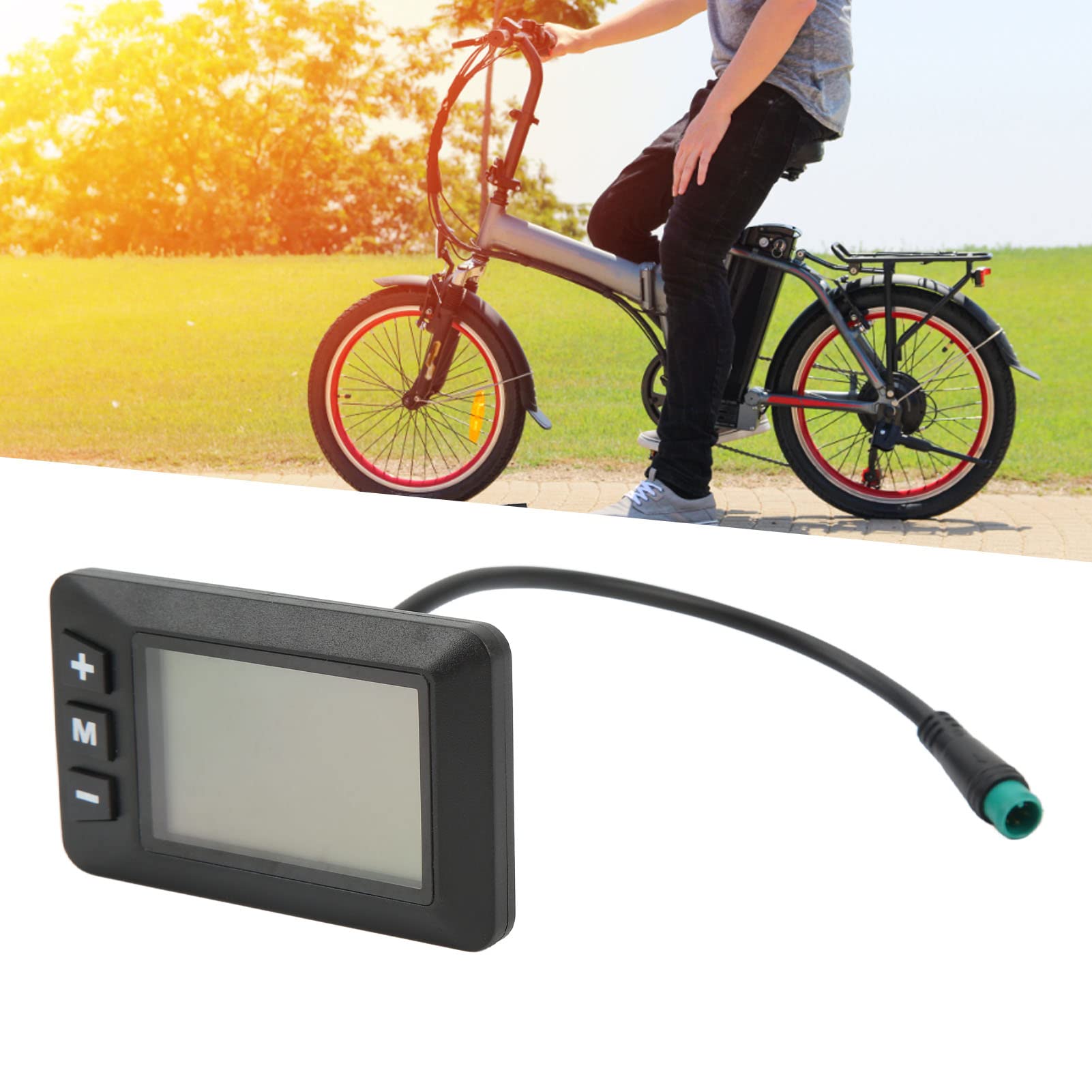 Tissting 36V Electric Bike LCD Display Meter Panel Bike Computer ...