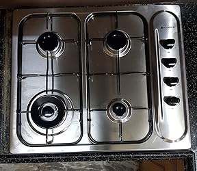 Faber Hob FH 40 AMD Stainless Steel Top 4 Italian Burners (Silver ...