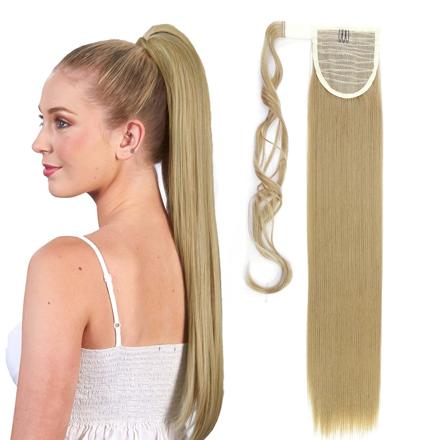 Amazon.com : Ponytail Extensions - Wrap Around Ponytail Hair Extension ...