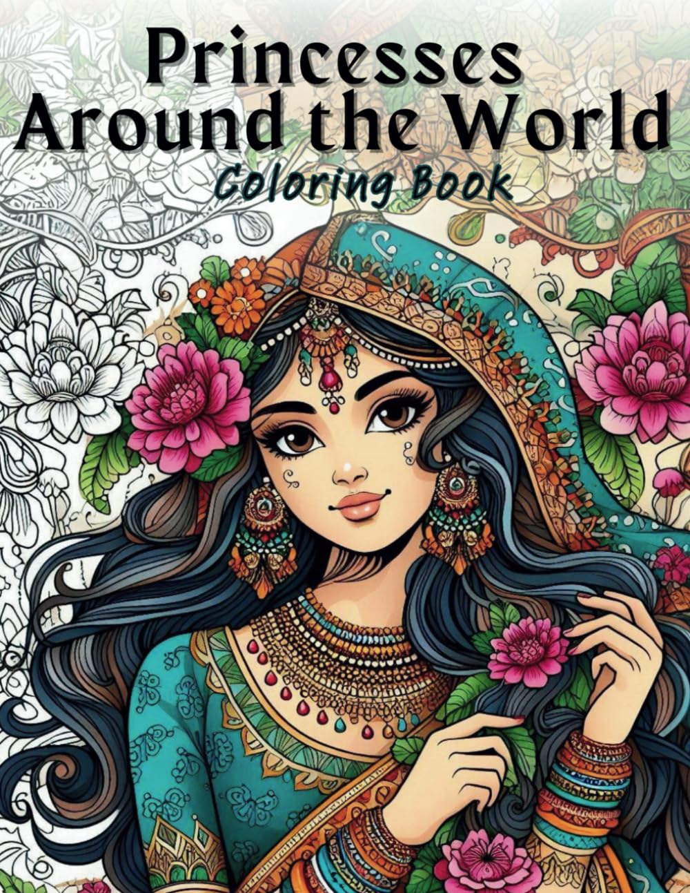 Amazon.com: Princesses Around the World Coloring Book (Coloring Book ...