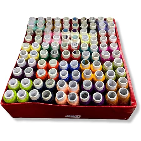 Coats Spade Poly Polyester Sewing Thread Box Small Assorted 25 spools ...