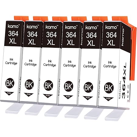 Kamo 364 XL Multipack Compatible with HP 364 364XL Ink Cartridges (6x ...