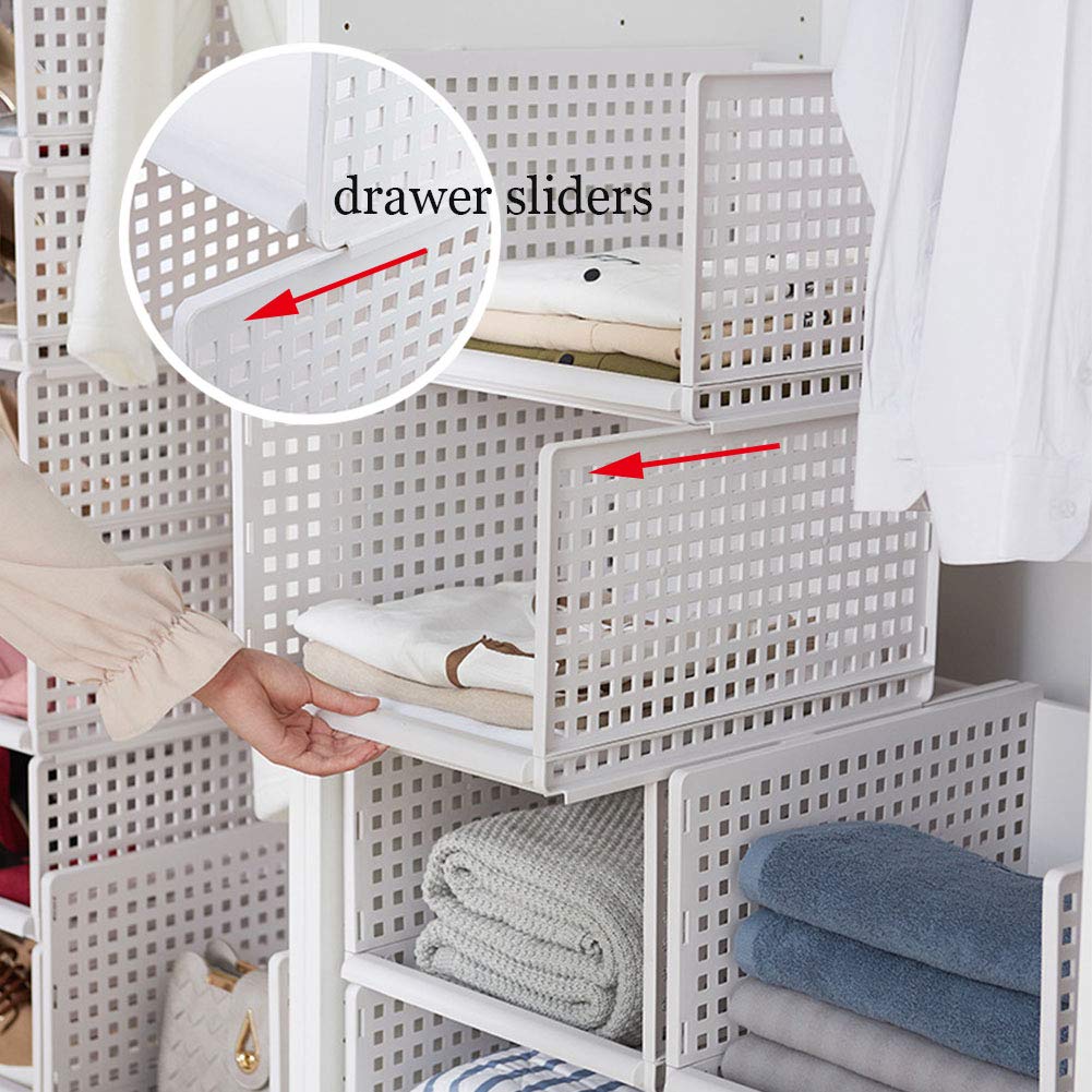 Buy Yoillione Plastic Wardrobe Storage Organiser Wardrobe Closet ...