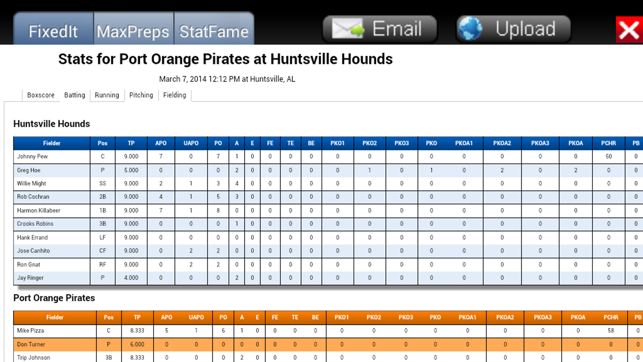Baseball ScoreBook - App on Amazon Appstore