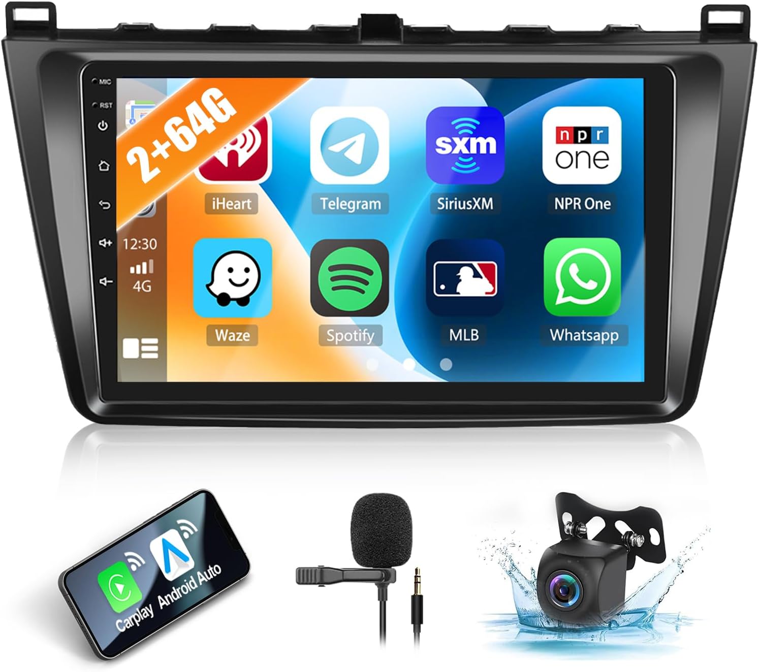 Amazon.com: 2G+64G for Mazda 6 2007-2012 Radio Android 13 Car Stereo ...