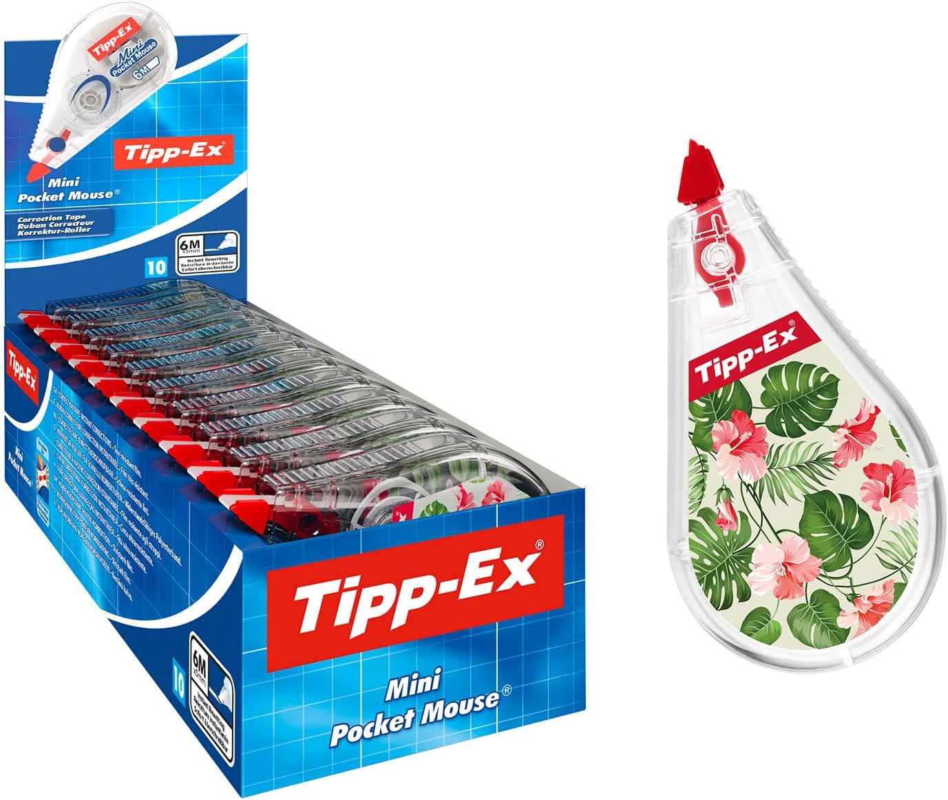 Tipp-Ex Mini 6M Pocket Mouse Décor (Box of 10) : Amazon.co.uk ...