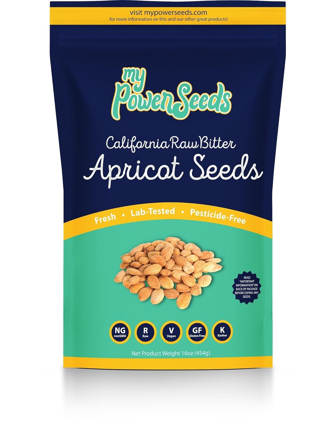Amazon.com : Certified Seeds by My Power Seeds (1 pound bag) | Natural ...