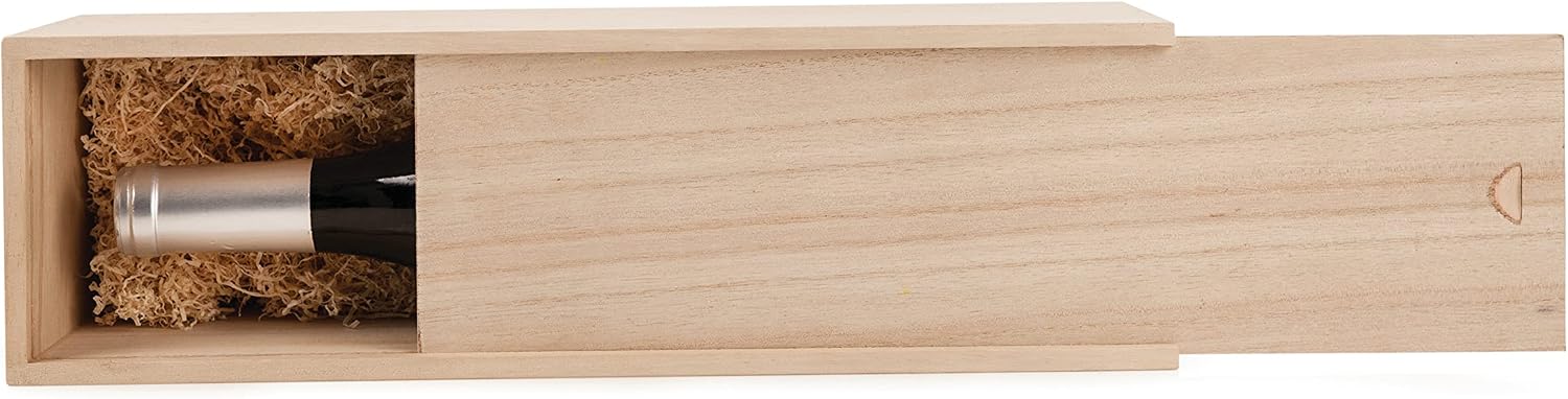 Amazon.com: Twine Wooden Box with Lid for Wine Storage, Great for Wine ...
