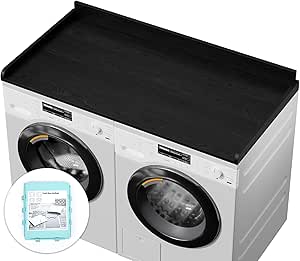 Amazon.com: WENRENER Washer Dryer Countertop, Laundry Room Wood Topper ...
