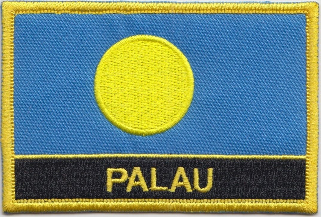 Amazon.com: 1000 Flags Palau Country Flag Embroidered Blazer Badge ...