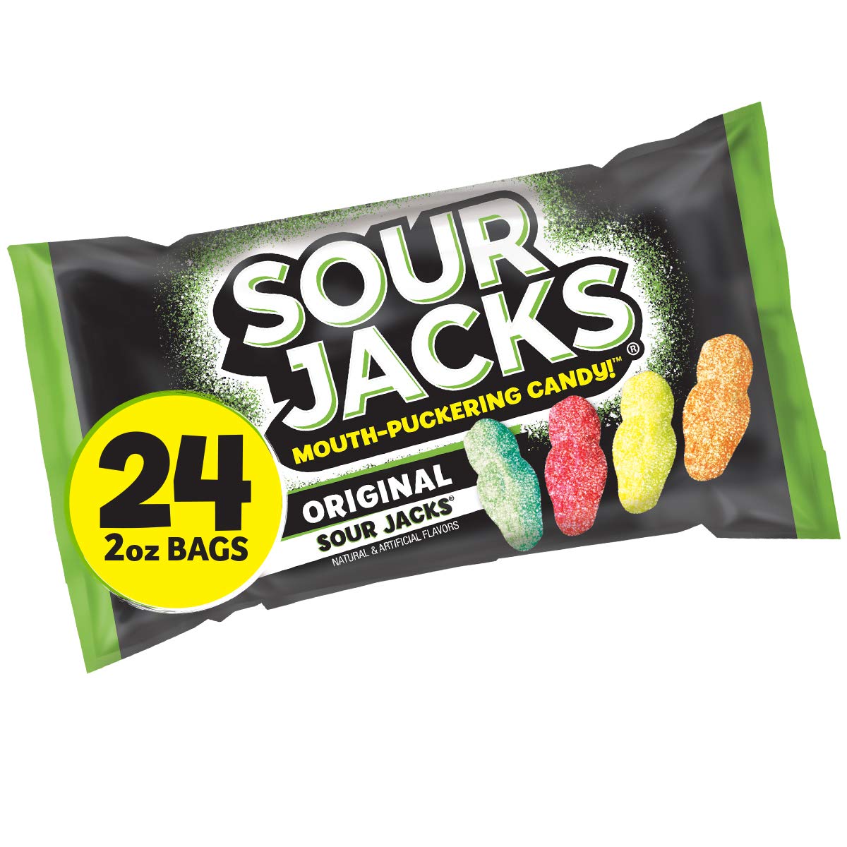 Amazon Sour Jacks Candy Gummy Snacks Bulk Pack 2 Ounce Pack Of 24
