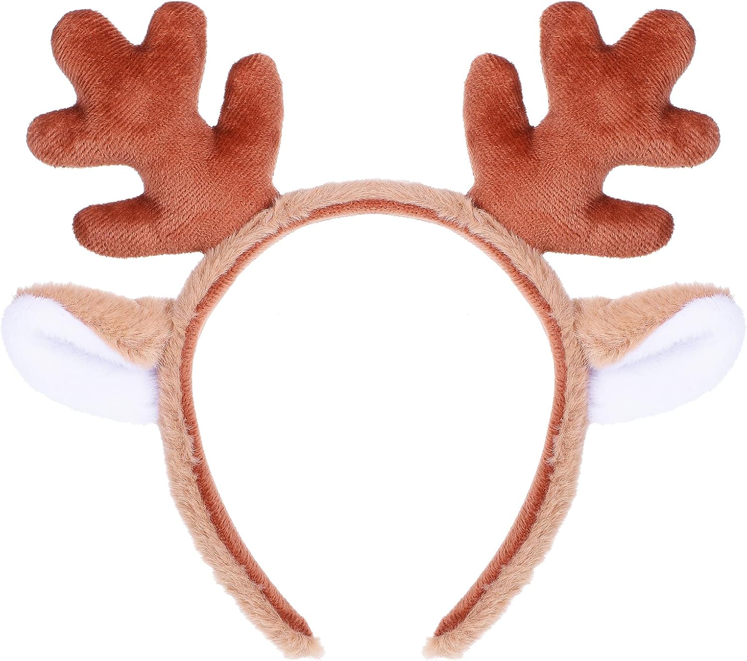 Deer Antler Headband Animal Ears Deer Antlers Headband Fluffy Realistic ...