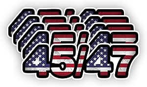 Amazon.com - AMERICAN DECAL STORE Trump 2024 Sticker Pack - 6"x2" Vinyl ...