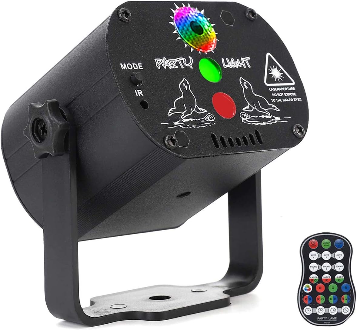 Laser Proyector Luces de discoteca RGB LED luces de haz de escenario ...