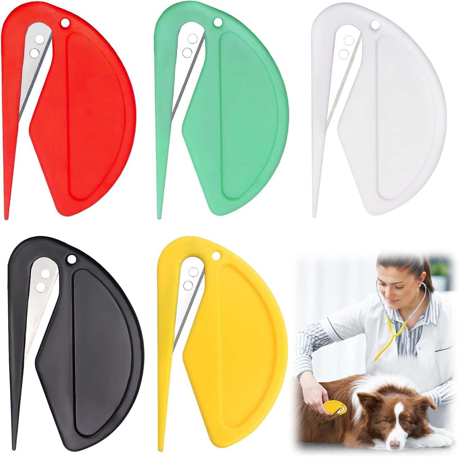 5Pcs Pet Knotting Comb, Pet Open Knot Comb for Cat & Dogs, Pet ...