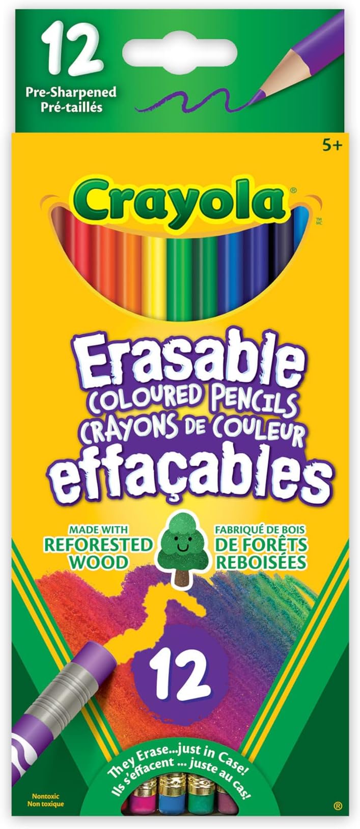 Crayola 8 crayons effaçables à sec pour loisirs créatifs : Amazon.ca ...