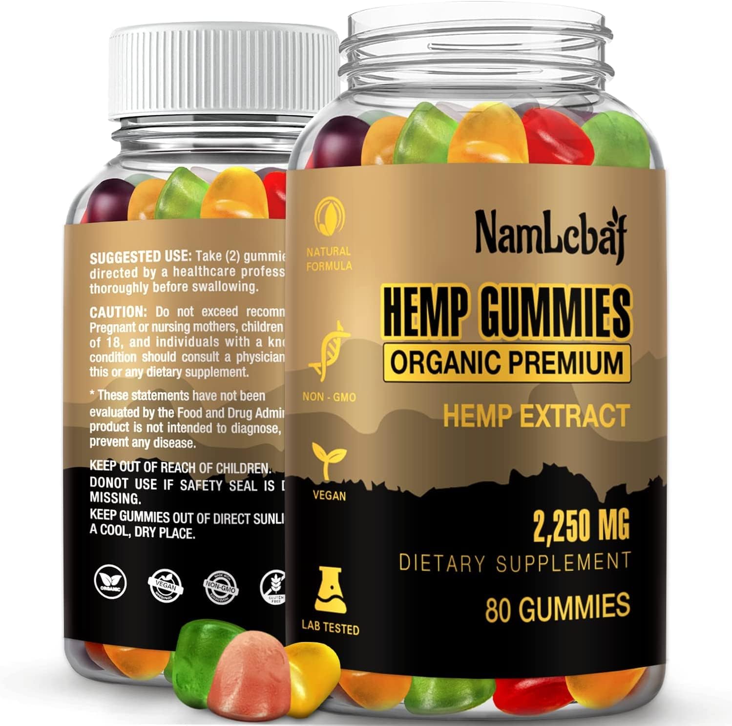 Amazon.com: Hemp Gummies - High Potency Pure Hemp Oil Extract Edible ...