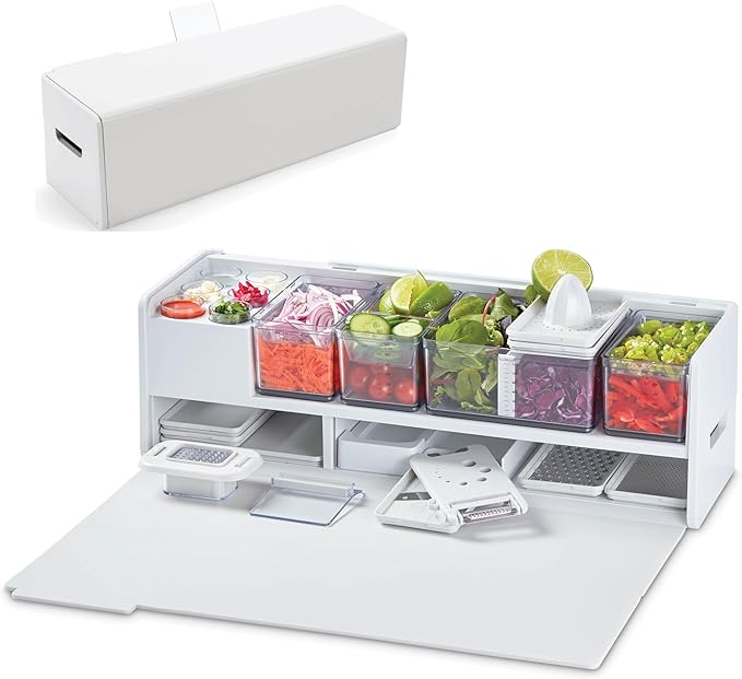 Amazon.com: Prepdeck Gen 2 Recipe Prep & Storage Station - 8 Essential ...