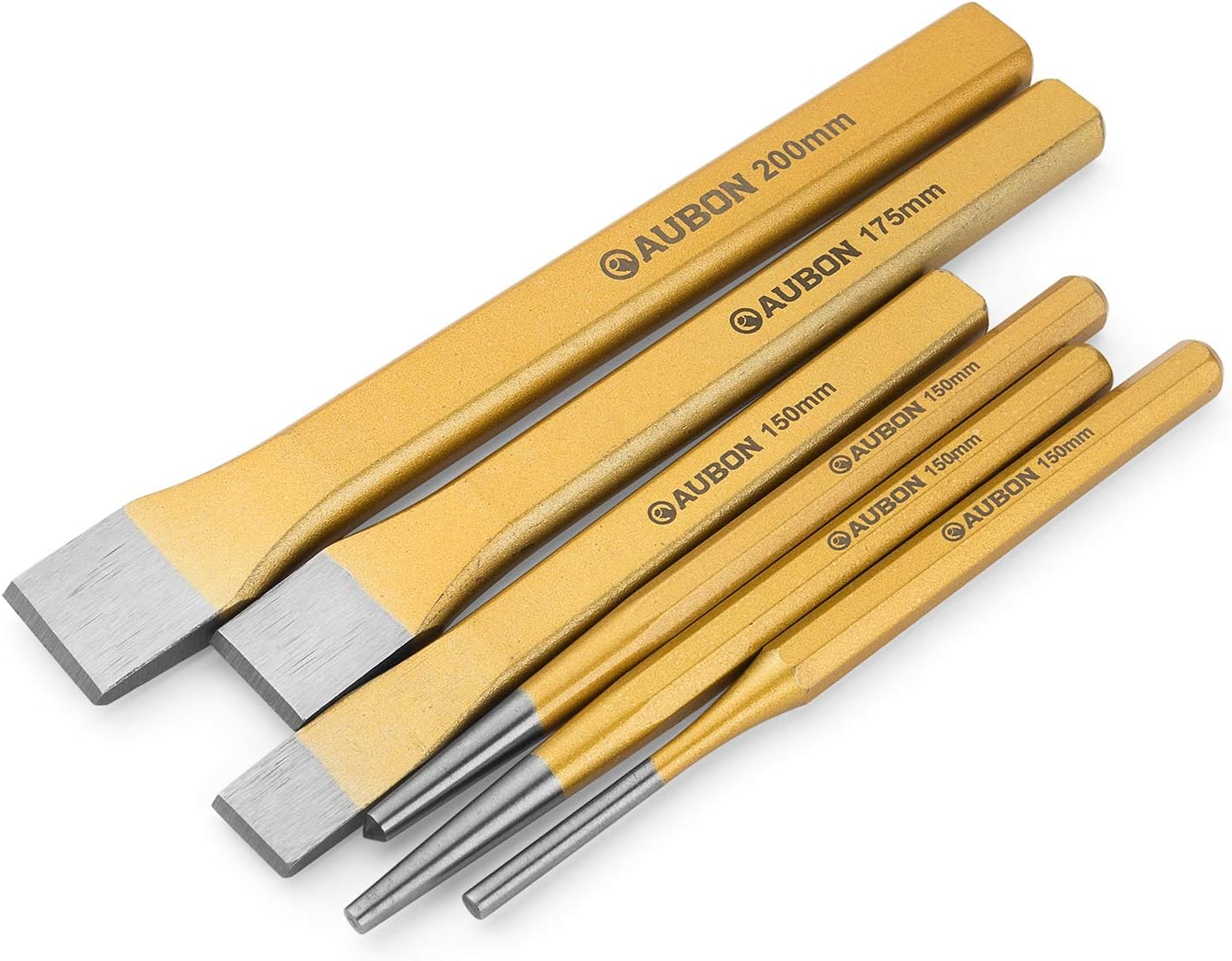 Acrux7 6 Pcs Cold Chisel Set - Flat Chisel, Center Chisel, Cylindrical ...