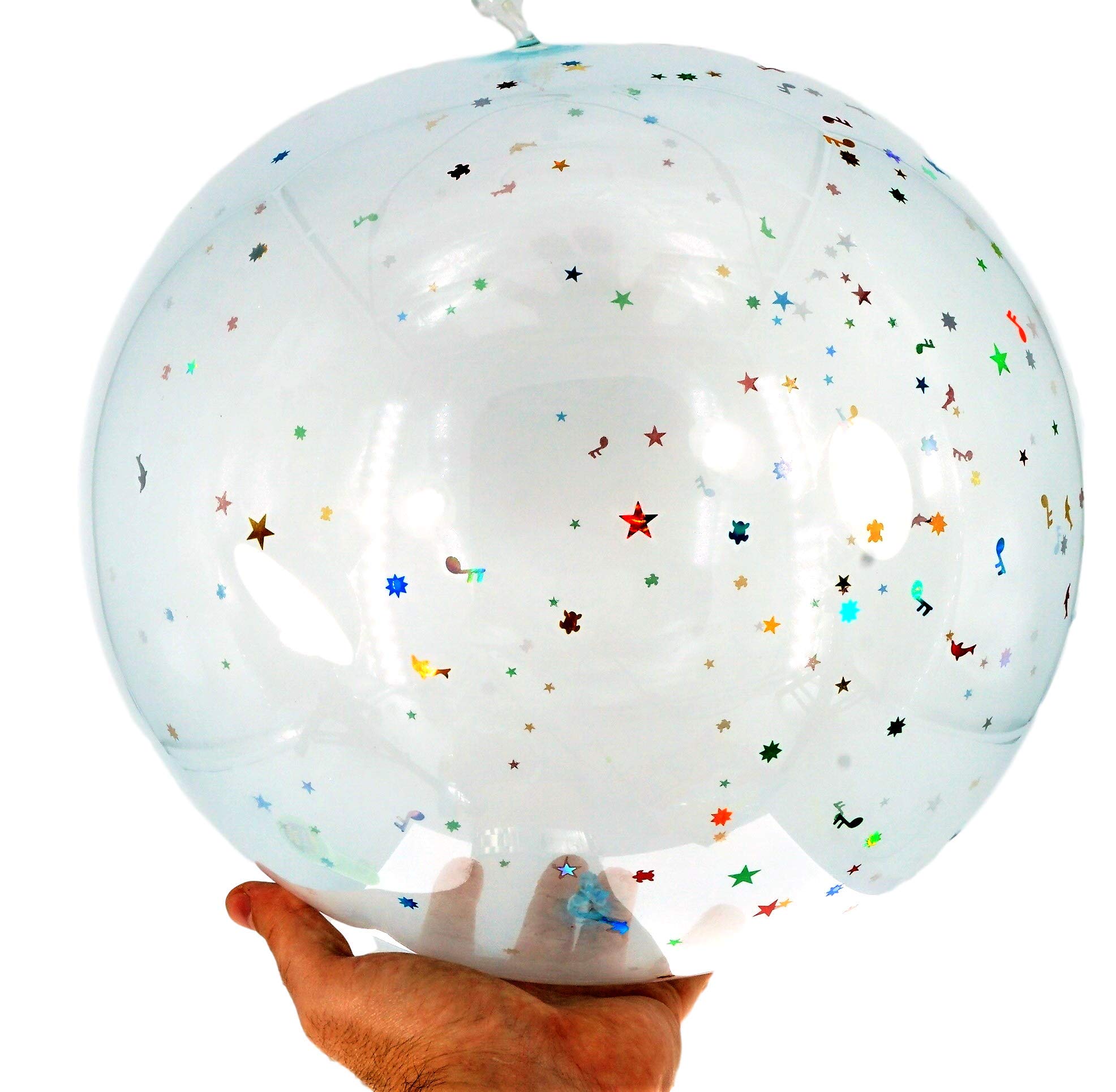 Buy JA-RU Bloonies Inflatable Balls Soft Stretchy Squishy with Confetti ...