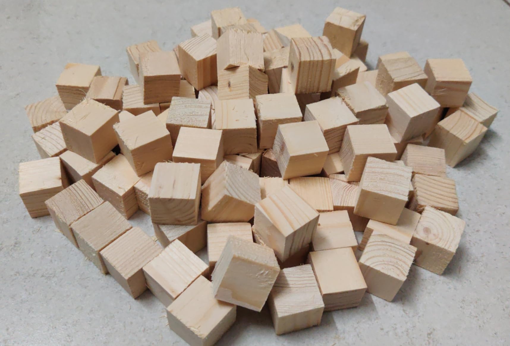 WallArteMall Wooden Cubes for DIY Craft Paper Weight Cube | 1 Inch ...