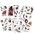 Buy 60pcs makeup scar wound tattoos stickers, Realistic Temporary ...