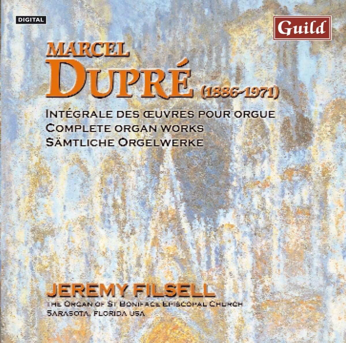 Marcel Dupré: Dupré-Complete Organ Works Vol. 1: Amazon.co.uk: CDs & Vinyl