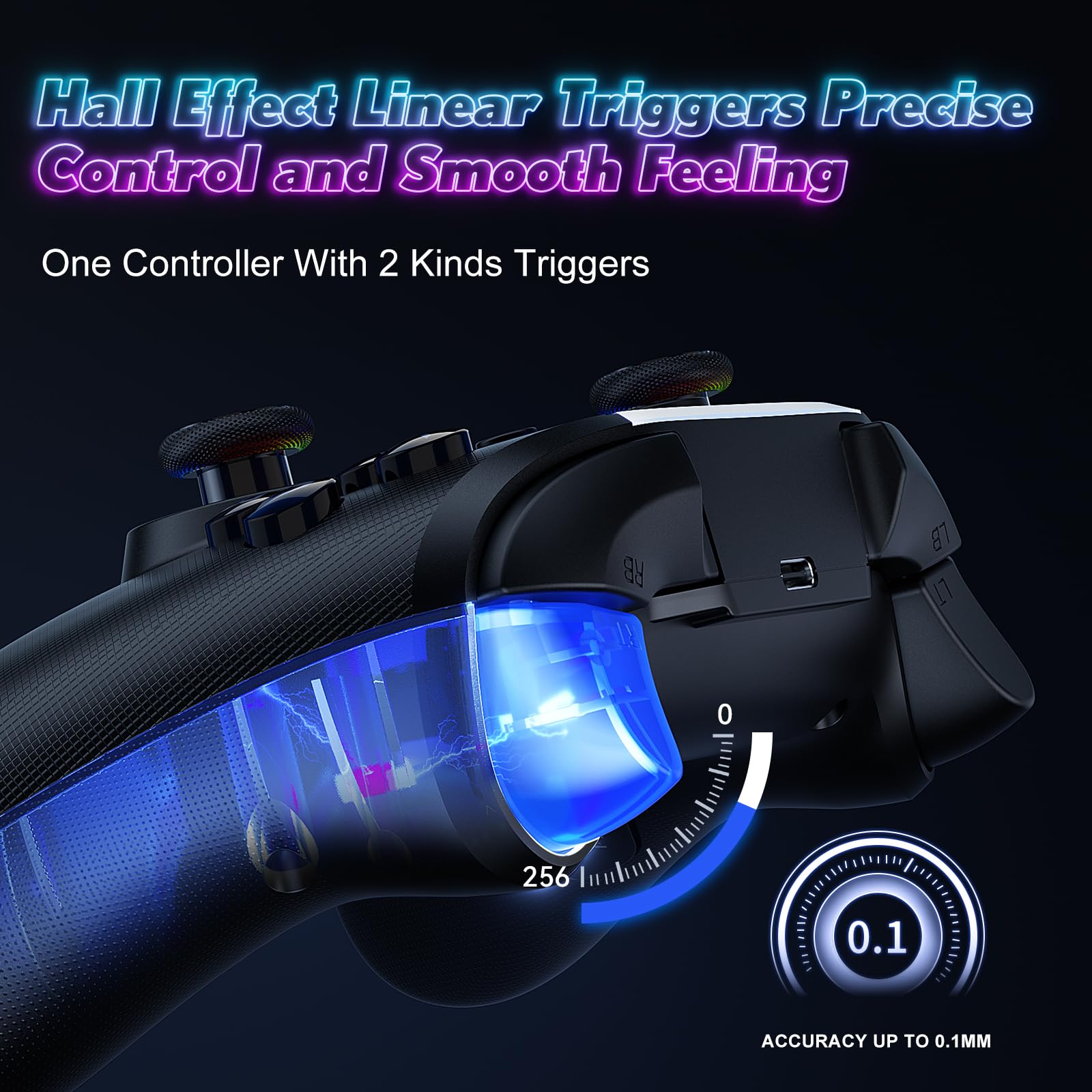 Snapklik.com : RGB Wireless Gaming Controller For PC/Switch/Tesla/PS3 ...