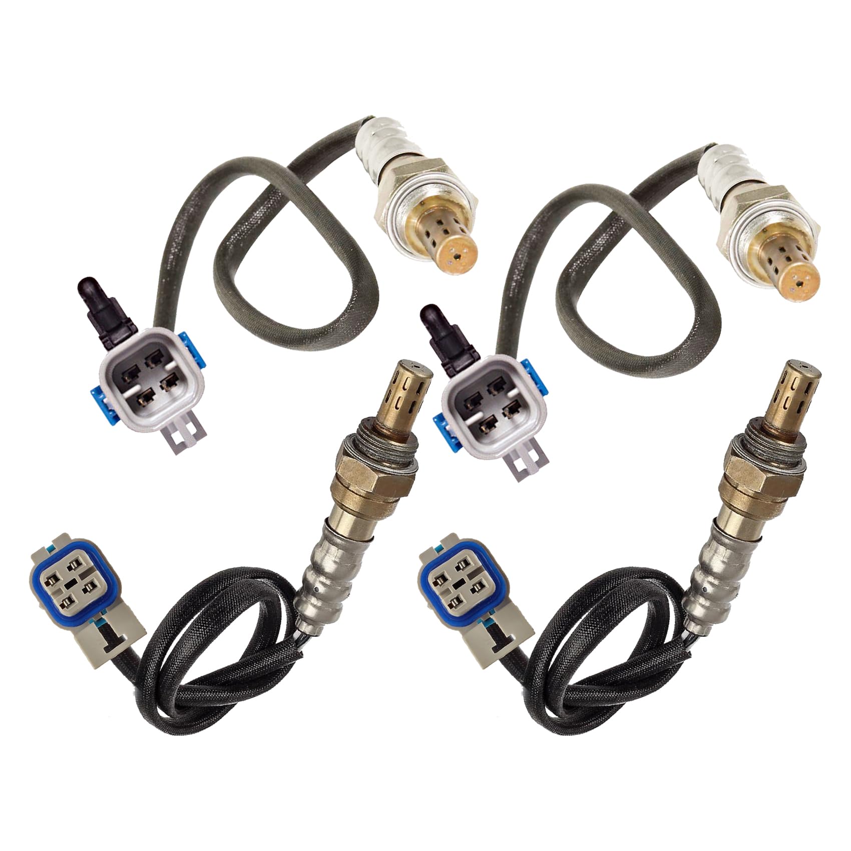 Amazon.com: Dropwater 2 Pairs Front and Rear Oxygen Sensors Compatible ...
