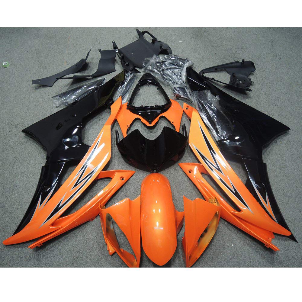 Yamaha R6 Black And Orange