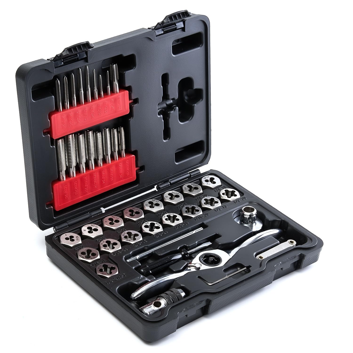 Snapklik.com : Toolant 41pcs SAE Ratcheting Tap And Die Set, Complete ...