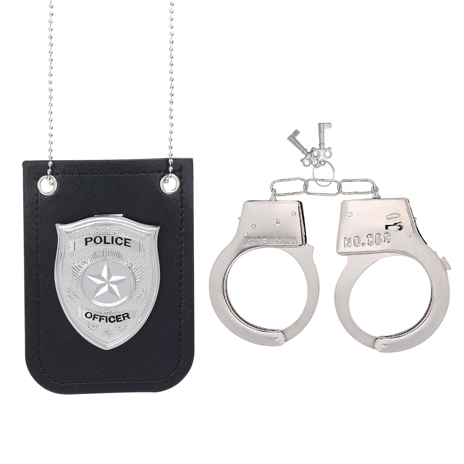 Snapklik.com : Aichiyu Police Pretend Play Toys Set Handcuffs Badge Cop ...