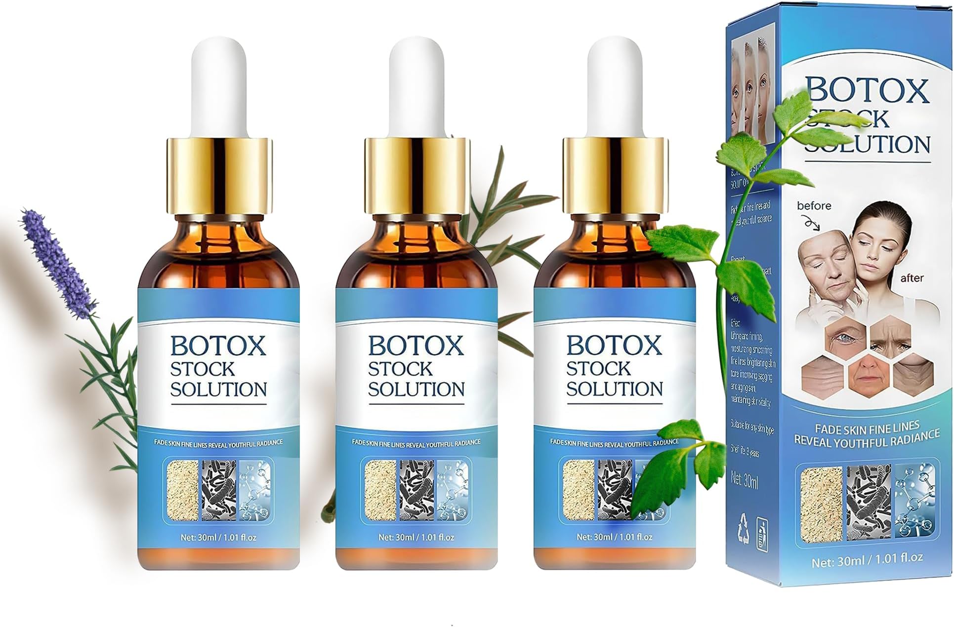 Amazon.com: Botox Infusion Facial Serum - Botox in a Bottle with ...