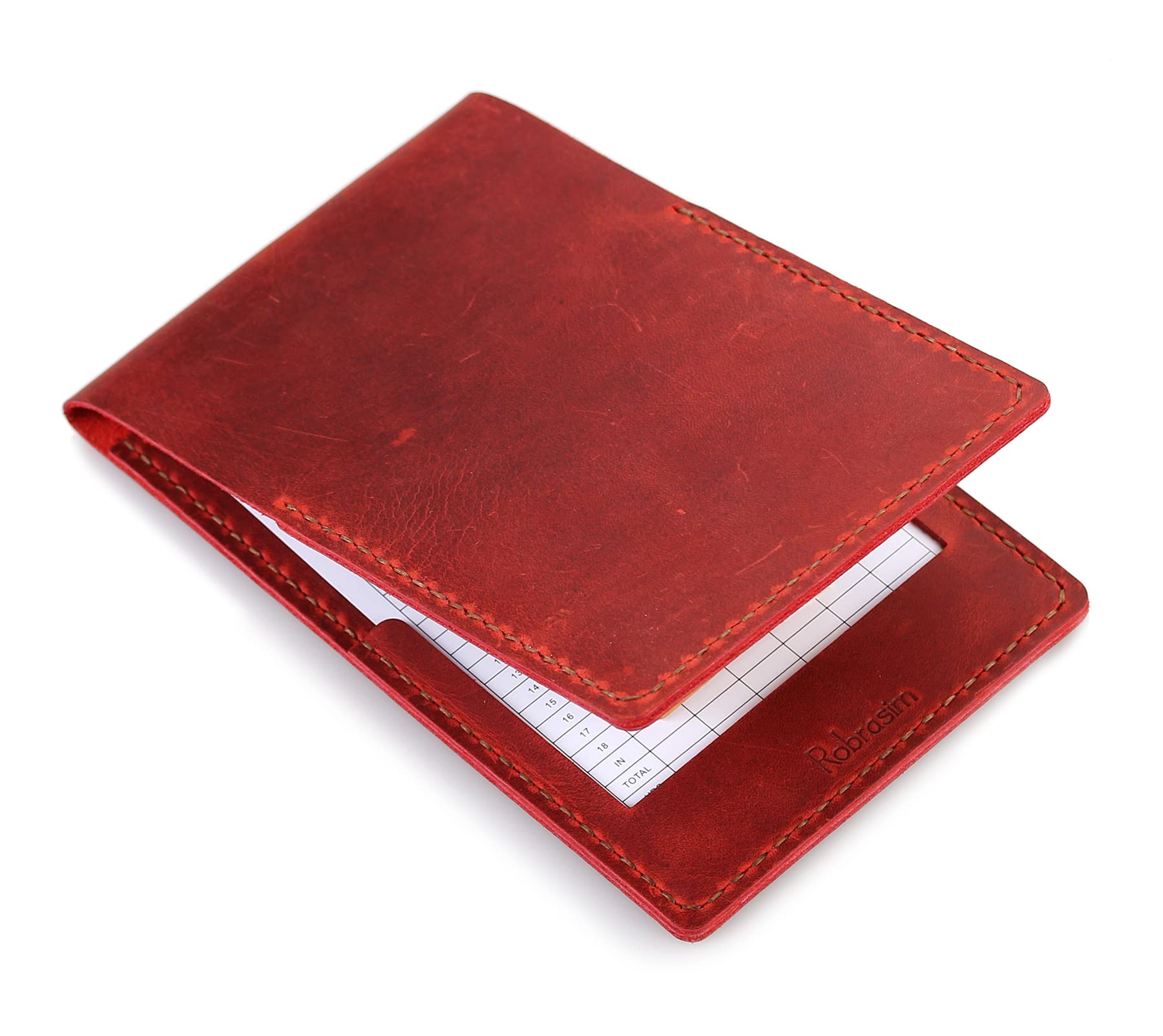 Snapklik.com : Robrasim Handmade Leather Yardage Book Cover