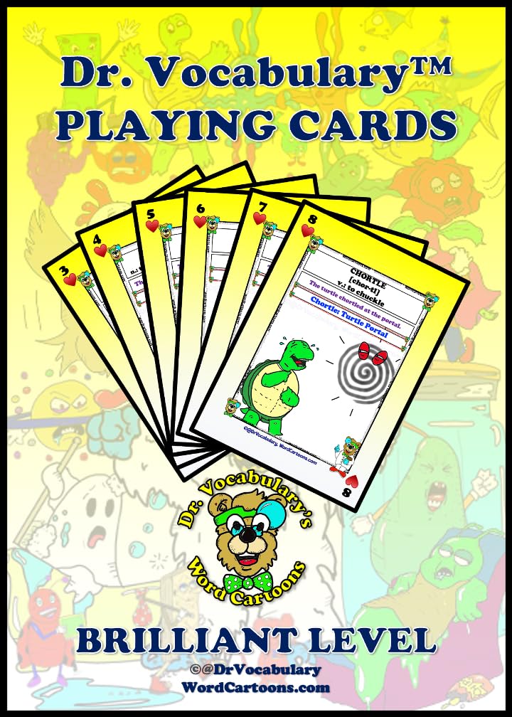 Amazon.com: Dr. Vocabulary's Word Cartoons Playing Cards: Brilliant ...
