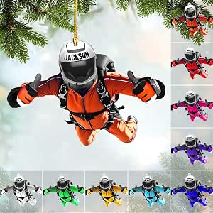 Amazon.com: Artparel Custom Skydiving Ornaments 2024 Skydiving ...