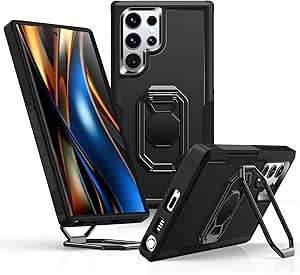 Amazon.com: Shields Up for Samsung Galaxy S22 Ultra Case with Stand (Two-Way Stand), Galaxy S22 ...