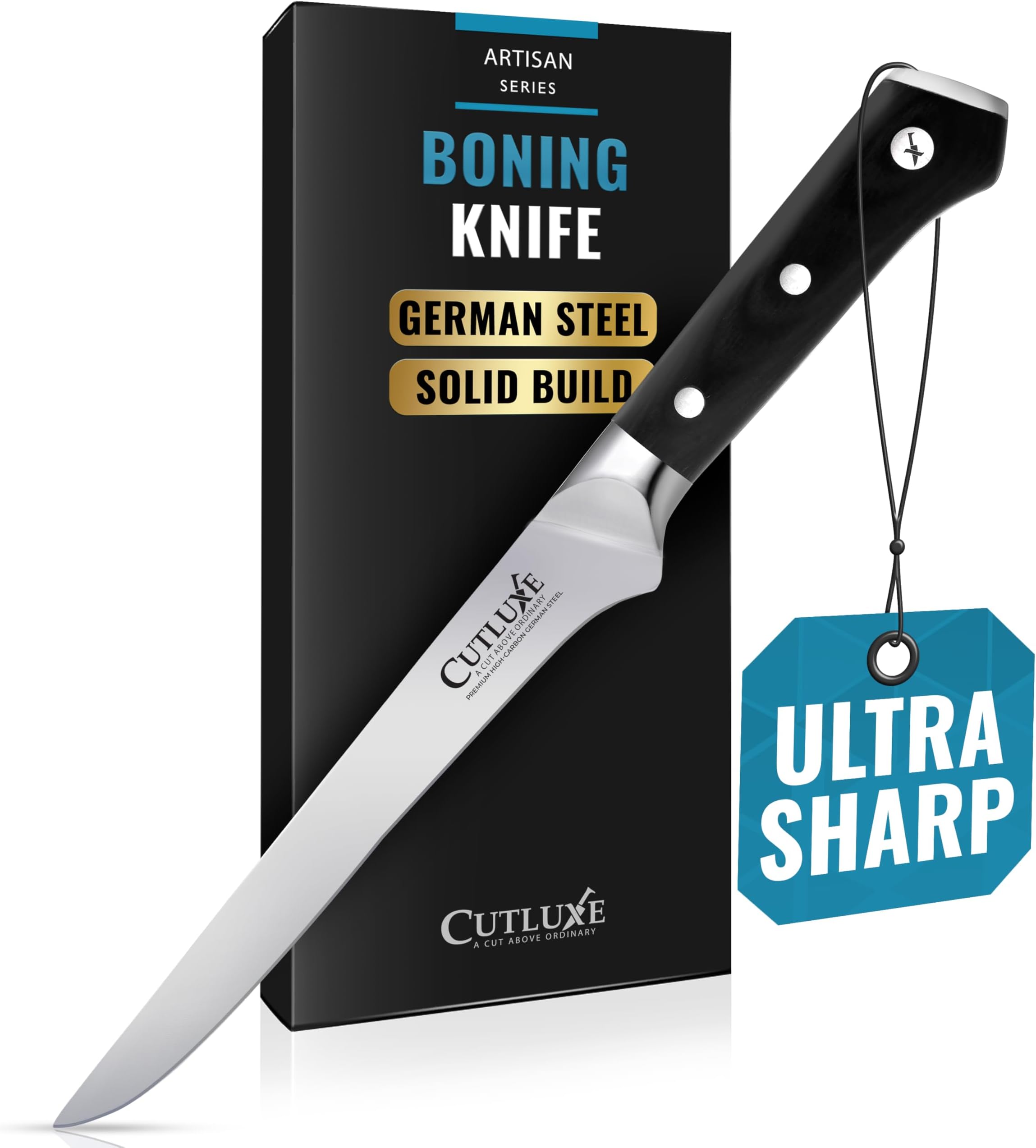Amazon.com: PAUDIN Fillet Knife, 7 Inch Boning Knife, High Carbon ...
