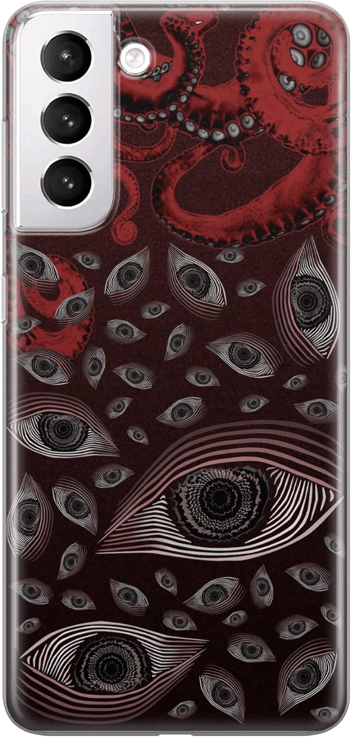 Amazon.com: WondercaseCrafts Bloody Eye Phone Case Compatible with ...