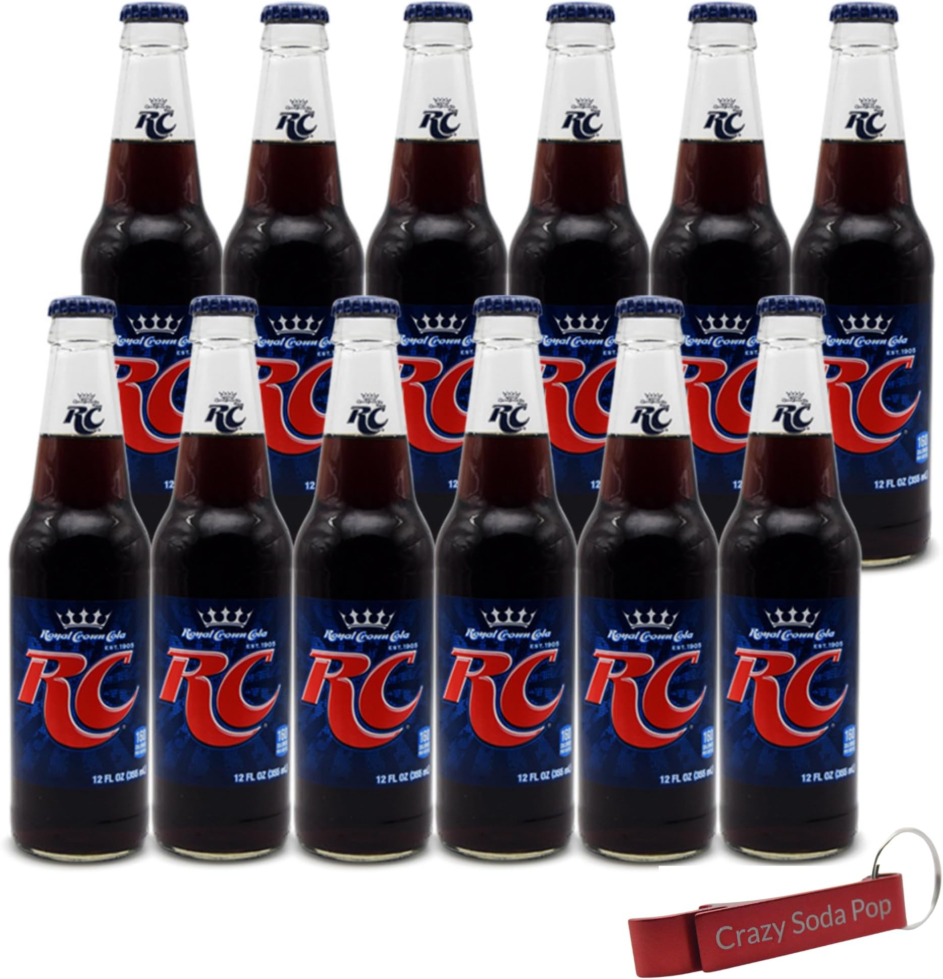Amazon.com : RC Cola Zero Sugar Soda, 12 Fl Oz Cans, Pack of 12 ...
