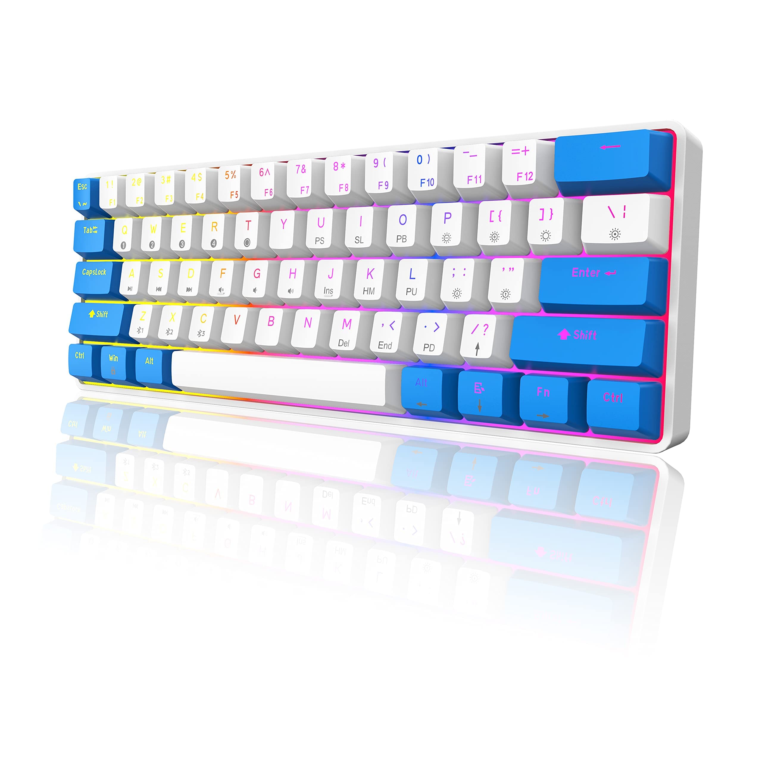 Tmkb Gk61 60 Mechanical Gaming Keyboard Hot Swap Keyboard Dual ...
